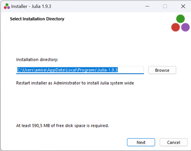 Installasjon av Julia på din personlige PC — INF100 Pensum